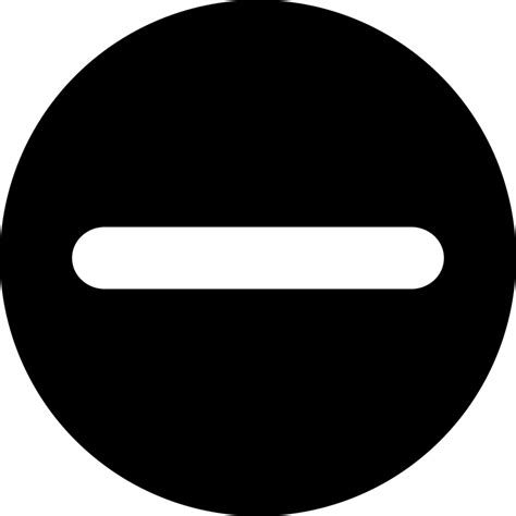 Minus Sign Icon 11912005 Png