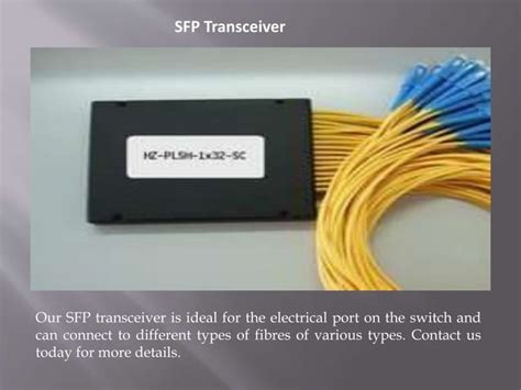 Qsfp Transceiver Ppt