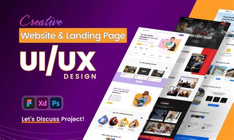do figma website ui ux design and website mockup by with ahmad fiverr