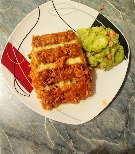 Überbackene Fischstäbchen auf Gemüsereis von Elli K Chefkoch Rezept Fischstäbchen