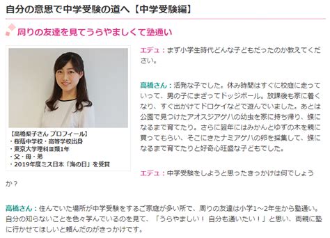 インターエデュ・ドットコム記事掲載 ミス日本公式サイト