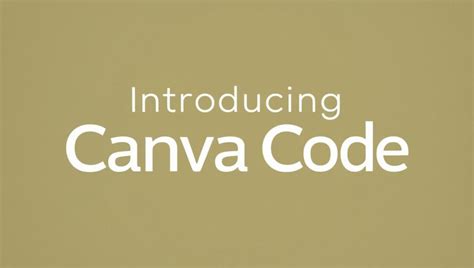 Canva Code 2025 From Prompt To Product