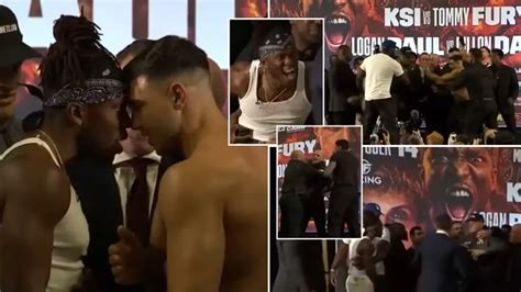 Ksi And Tommy Fury Come To Blows In Face Off John Fury Had Be