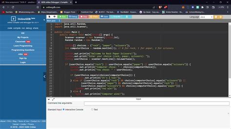 Anubhav Banerjee On Linkedin Task 4 Make A Rock Paper Scissor Game In Java