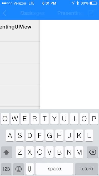 Ios Animate The Keyboard In Sync With The Uiview While Edge Swiping Back In Ios7 Stack Overflow
