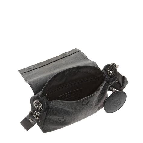 Женская кожаная сумка-клатч Mandarina Duck MELLOW LEATHER Nero (MdFZT93 ...