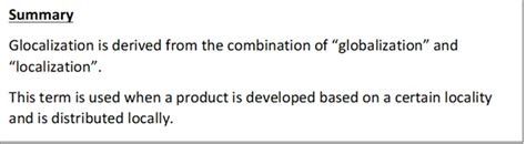 Understanding Glocalization