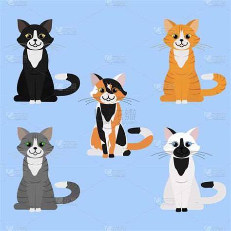 猫矢量图