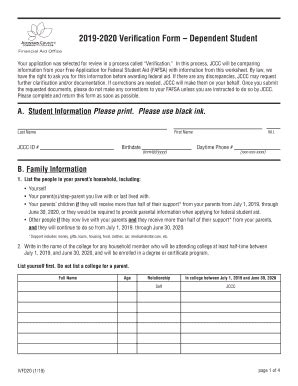 Verification Form Dependent Babe Complete With Ease AirSlate SignNow