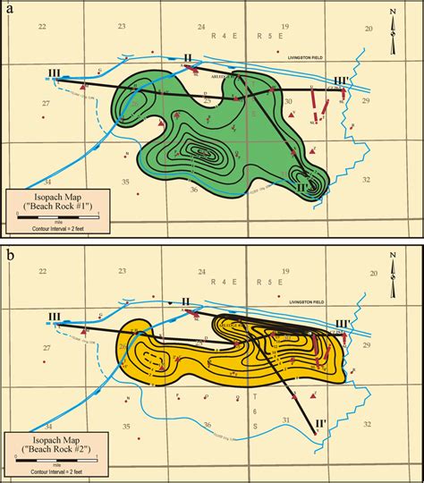 Isopach Maps Of Intra Reservoir Impermeable Layers A Uppermost Layer