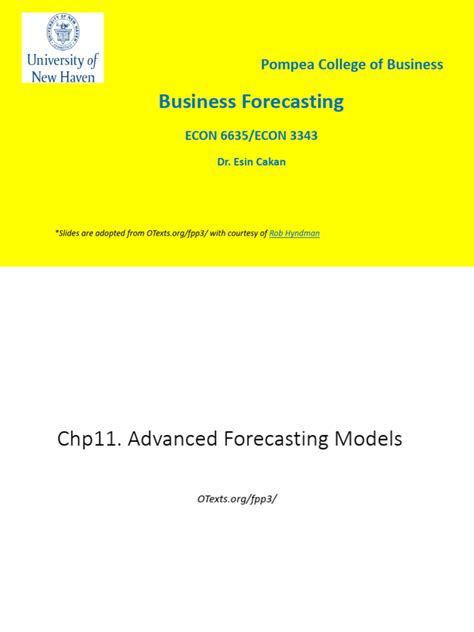 Chp11advancedforecastingmodels Pdf Artificial Neural Network Algorithms