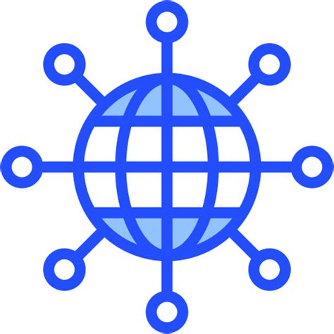 Global Network Generic Blue Icon