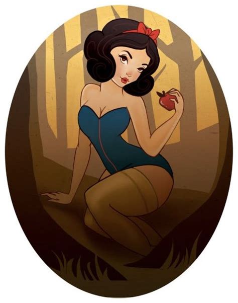 Snow White Pin Up By Jenna Yenik More Snow White Art Snow White Disney
