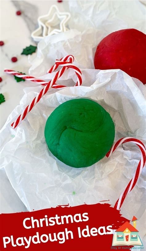 Christmas Playdough Homemade Fun For The Holidays Stay At Home Educator