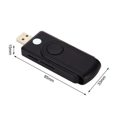 Lector De Tarjetas Inteligentes Usb 20 Micro Sdtf Memoria Plug And