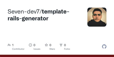 Github Seven Dev7template Rails Generator