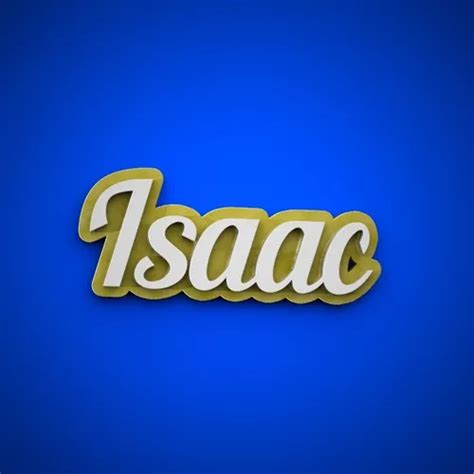 Isaac Letras De Mdf Doble Relieve Nombre Ya Pintado Mercadolibre