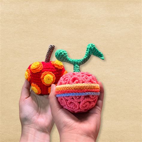 15 Pieces Devil Fruit Crochet Pattern Bundle Etsy Uk