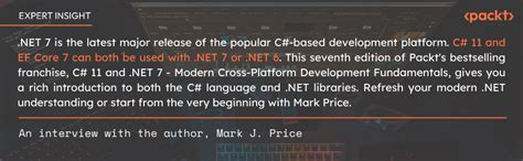 C 11 And Net 7 Modern Cross Platform Development Fundamentals