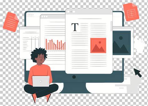 Office Setting Man Analyzing Data On Laptop Png Clipart Analysis Charts Data Documents