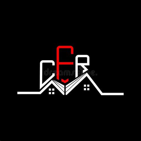 Cfr Real State Logo Design Cfr Simple And Modern Logo Stock Vector