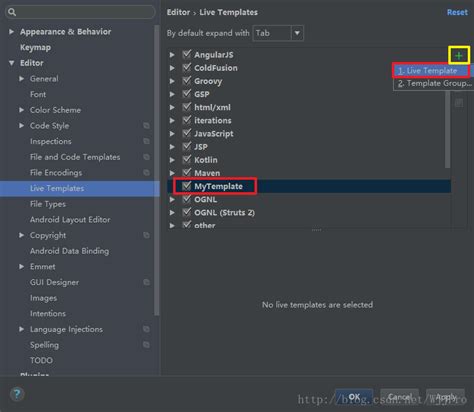 intellij idea 中自定义模板代码的缩写 codingandfun 博客园