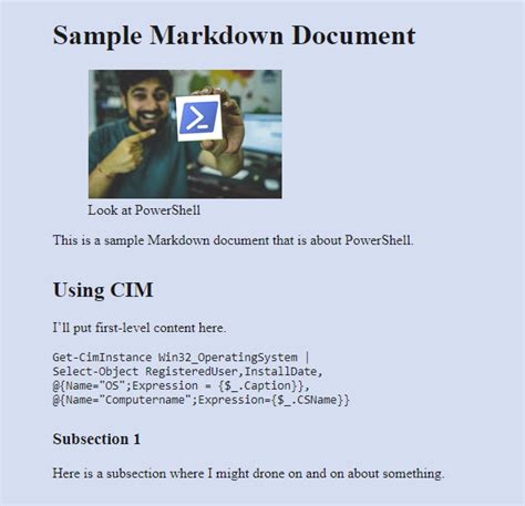 More Pandoc And Powershell Possibilities • Buttondown