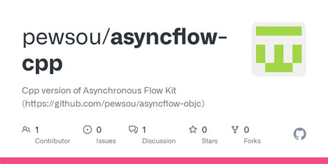 Github Pewsouasyncflow Cpp Cpp Version Of Asynchronous Flow Kit