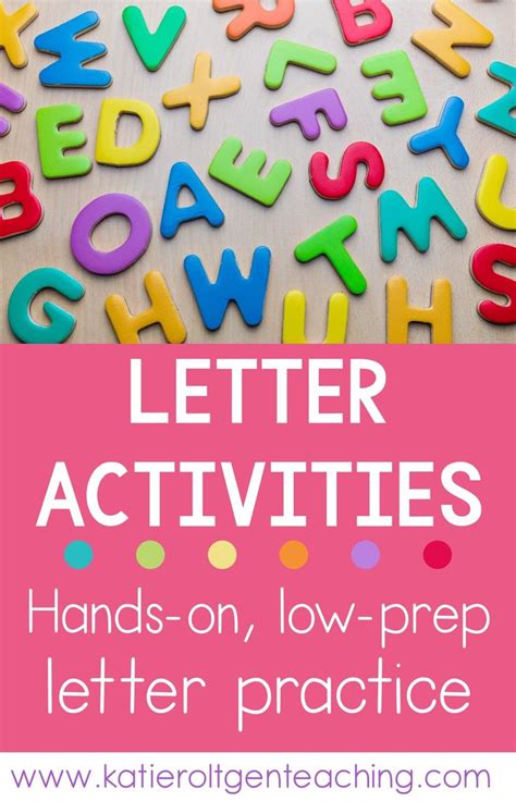 Interactive Alphabet Activities For Preschool And Kindergarten