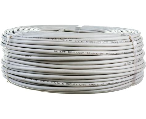 Кабель Netlan U Utp 4 пары категория 5e внутренний Pvc серый 100м Ec Uu004 5e Pvc Gy 1 арт
