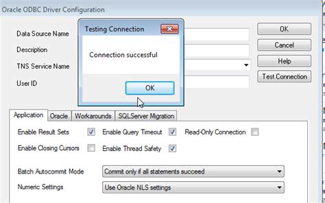 Oracle ODBC Data Source Connection Successful But TNS Unresolved In VBScript Stack Overflow