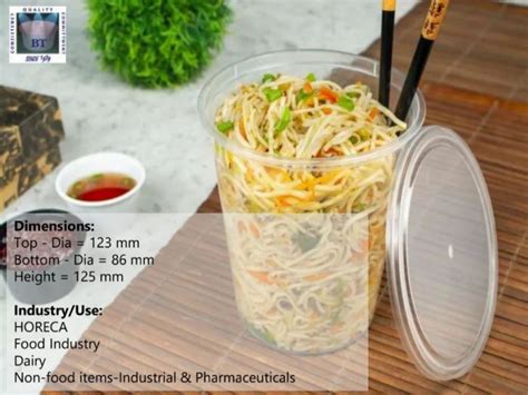 1000 Ml Round Container At ₹ 6 5 Piece Plastic Food Container In Chennai Id 2849427518755