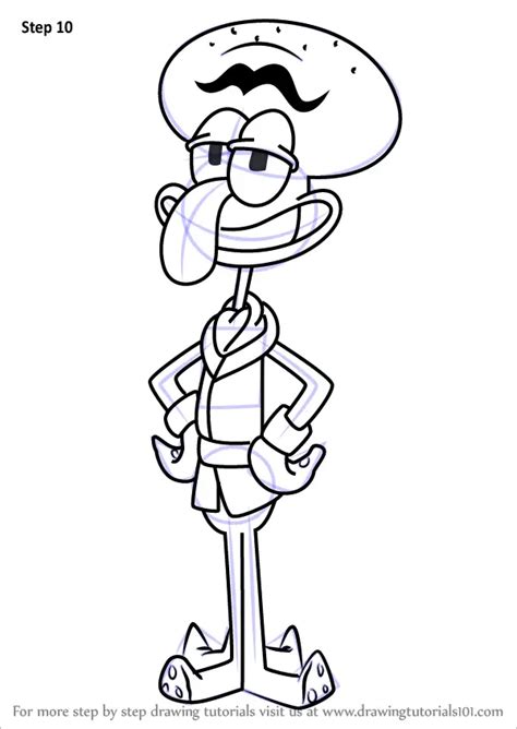 How To Draw Squilliam Fancyson From Spongebob Squarepants Spongebob