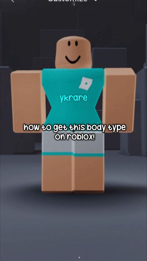 How To Get This Body Type On Roblox ♥︎ Roblox Roblox Roblox Ts