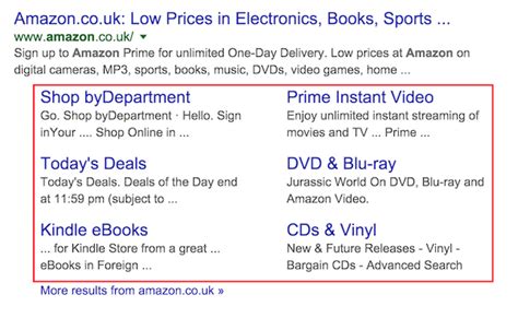 How Do I Get Sitelinks To Appear In My Sites Search Results Search