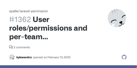 User Roles Permissions And Per Team Roles Permissions Issue Spatie Laravel Permission