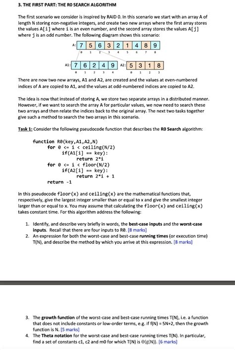 3the First Partthe Ro Search Algorithm The First Scenario We Consider