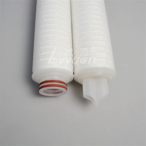 Pvdf Membrane Pleated Filter Industrial Water Filter Cartridge For