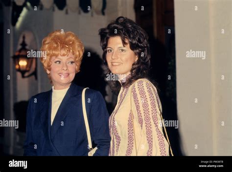 Lucille Ball And Daughter Lucy Arnaz Circa 1973 File Reference 1238