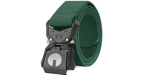 Crdbag Synthetic Belt Army Green Metal Clasp Crd Acc 057 Bandh