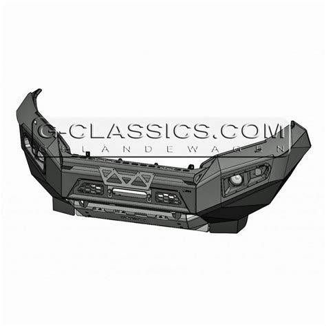 Seilwindenstoßstange Stahl - Steel Front Winch Bumper - Mitsubishi L200 ...