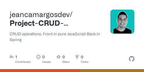 Github Jeancamargosdevproject Crud Operations Crud Operations