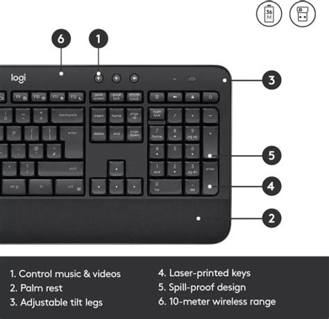 Logitech Mk545 Advance Wireless Combo Keyboard And Mouse 920 008696 Shopee Malaysia