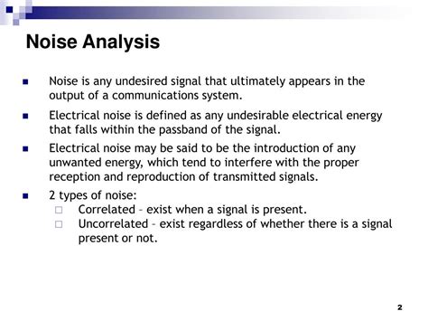 Ppt Communication System Eecb353 Chapter 4 Noise Analysis Powerpoint Presentation Id 3766014