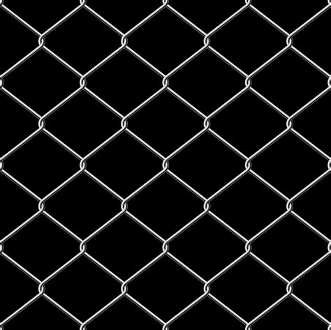 Free Vector がらくた素材庫 金網のフェンス Metal Wire Fence イラスト素材