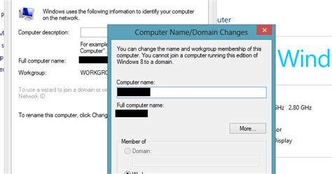 DAX Dude Dynamics AX Windows 8 Member Of Domain Greyed Out And
