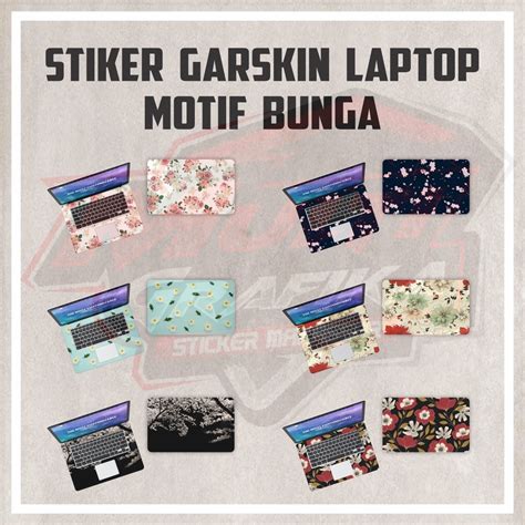 Jual Multi Stiker Garskin Laptop Aesthetic Ichi Cover Protector Notebook