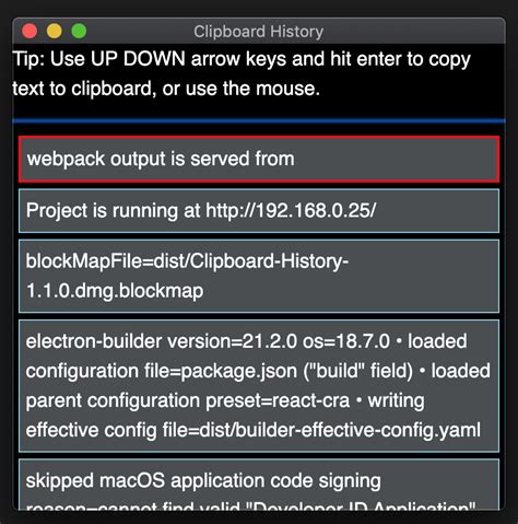 Github Savannahar Clipboardhistory Clipboard Manager Using Electron