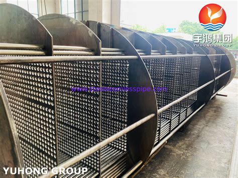 Stainless Steel Heat Exchanger Tube With Tubesheet Drilled Baffle