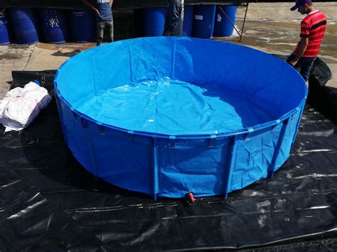 เช็คบ่อกลม Pvc ให้ลูกค้าก่อนส่งของ บ่อกลม เกษตรพลัส